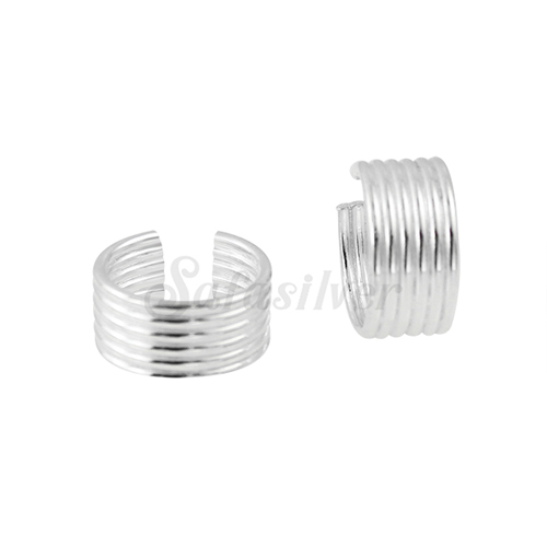 Wholesale 925 Silver Plain Ear Cuff Earrings | Safasilver