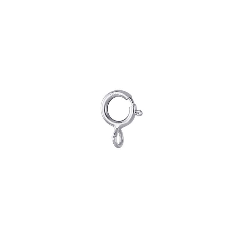 Wholesale Silver 5mm Round Spring Clasp Finding | Safasilver