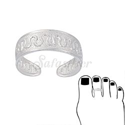 Wholesale Sterling Silver Foot Design Toe Ring | Safasilver