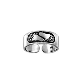 Wholesale Sterling Silver Foot Design Toe Ring | Safasilver