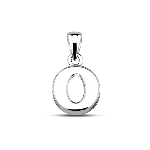 Wholesale Sterling Silver O Initial Plain Pendant | Safasilver