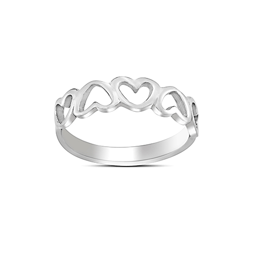 Wholesale Sterling Silver Multi Heart Ring | Safasilver