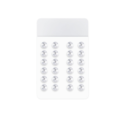 Wholesale Silver Round Disc 12 Pairs Display Stand | Safasilver