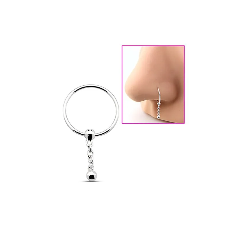 dangle nose ring