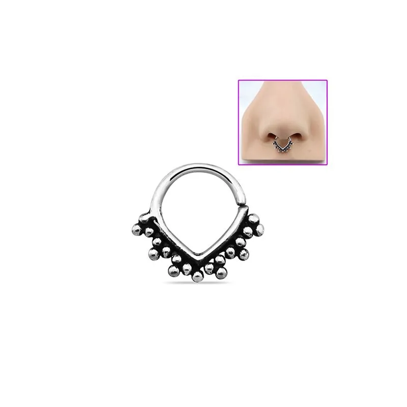 nose ring designs silver